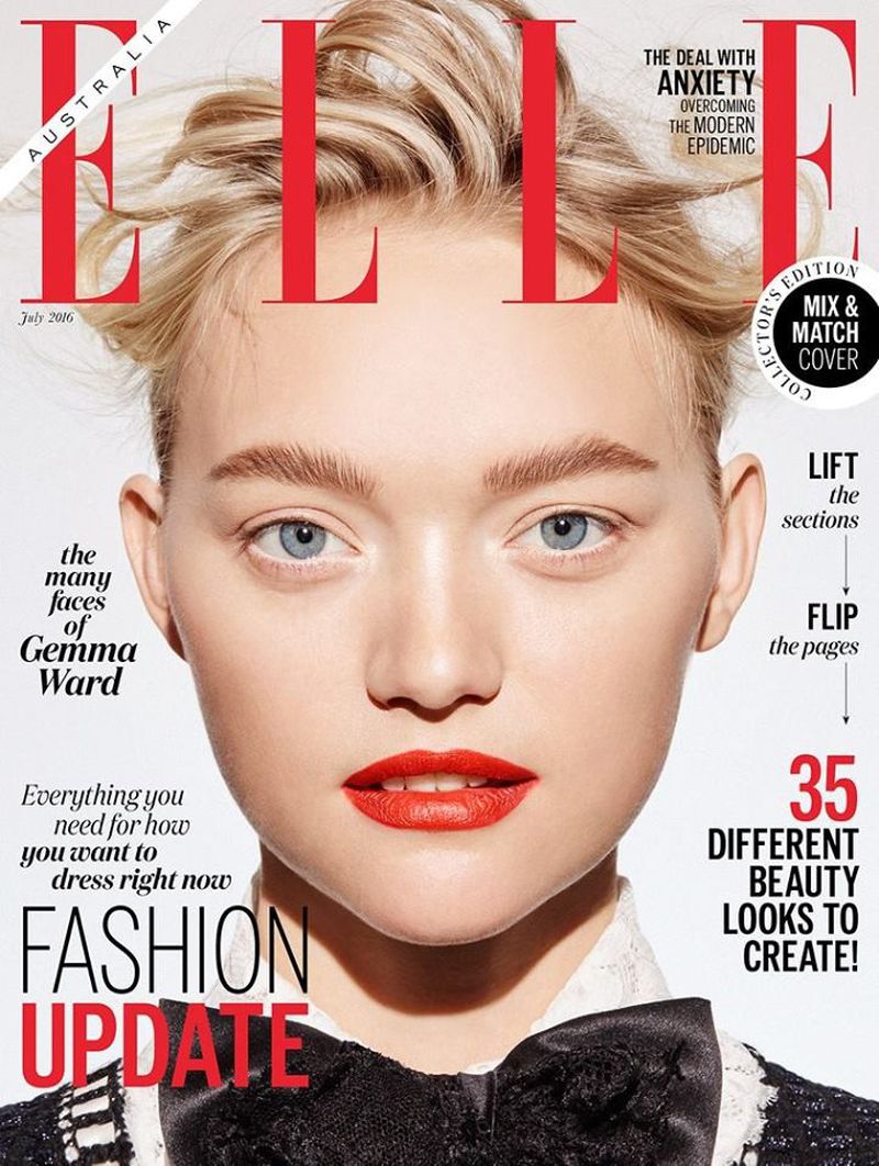 Elle Australia July 2016 Covers (Elle Australia)