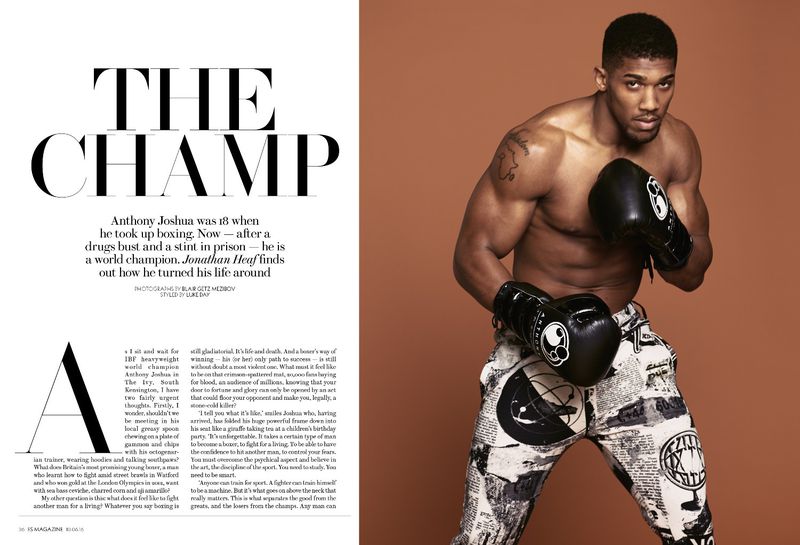 ES Magazine Evening Standard June 2016 Cover: Anthony Joshua (ES ...