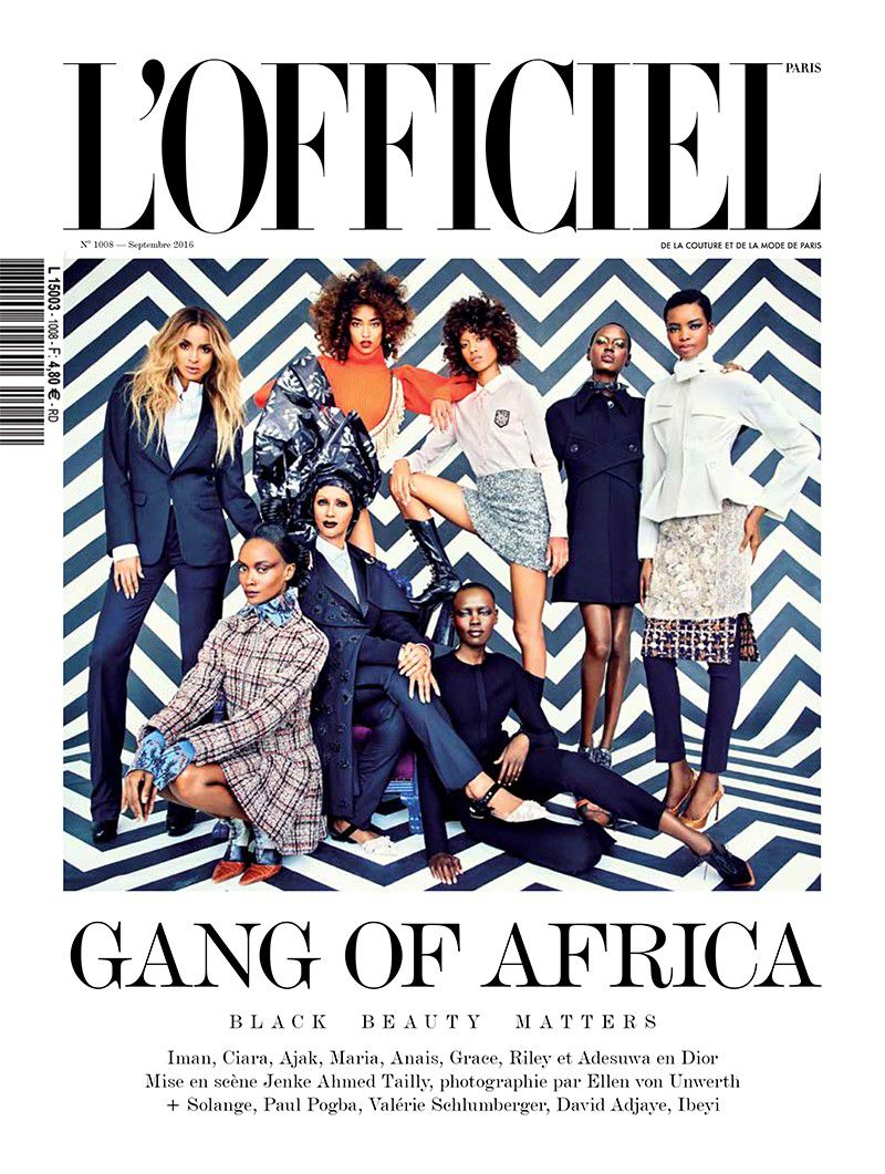 L'Officiel Paris September 2016 Cover (L'Officiel Paris)