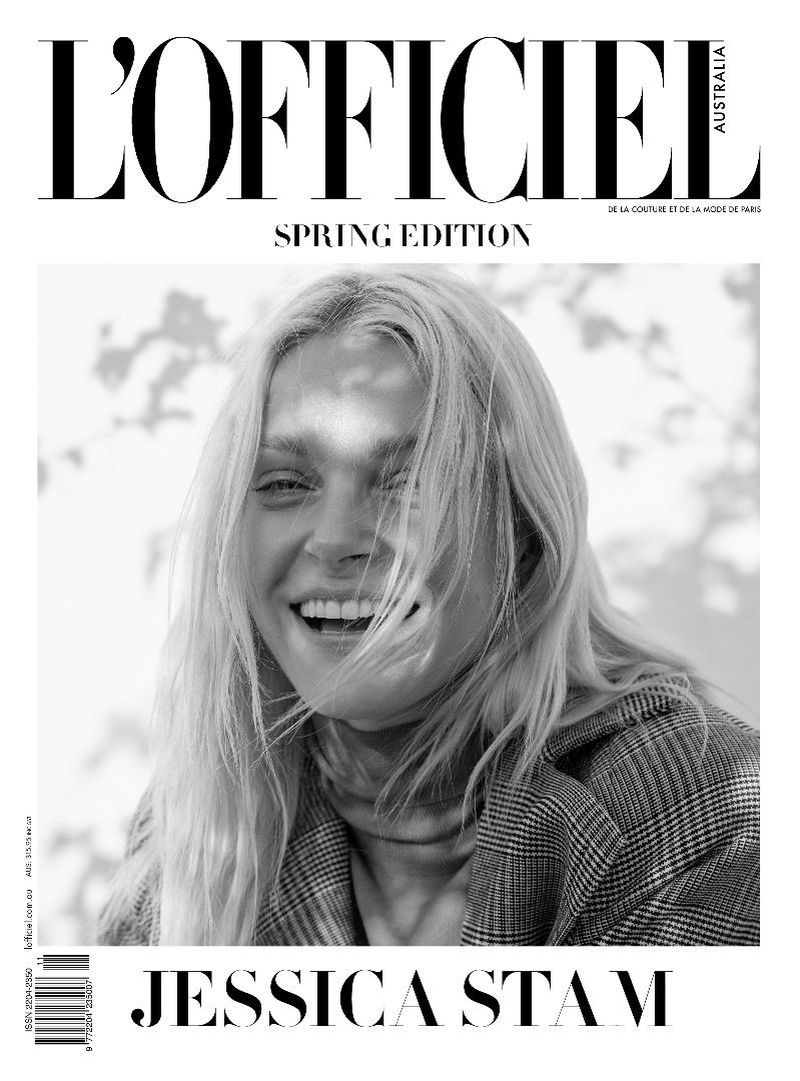 L'Officiel Australia Spring 2016 Cover 01 featuring Jessica Stam (L ...
