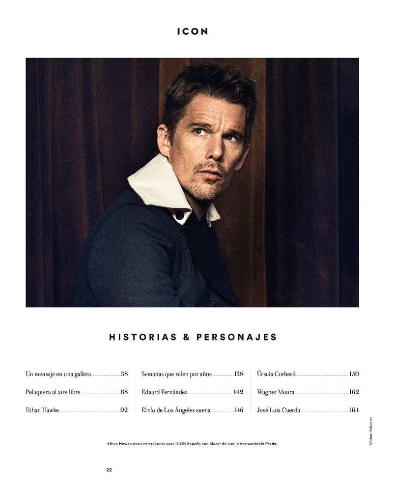 Ethan Hawke Portrait (El Pais Icon Magazine)