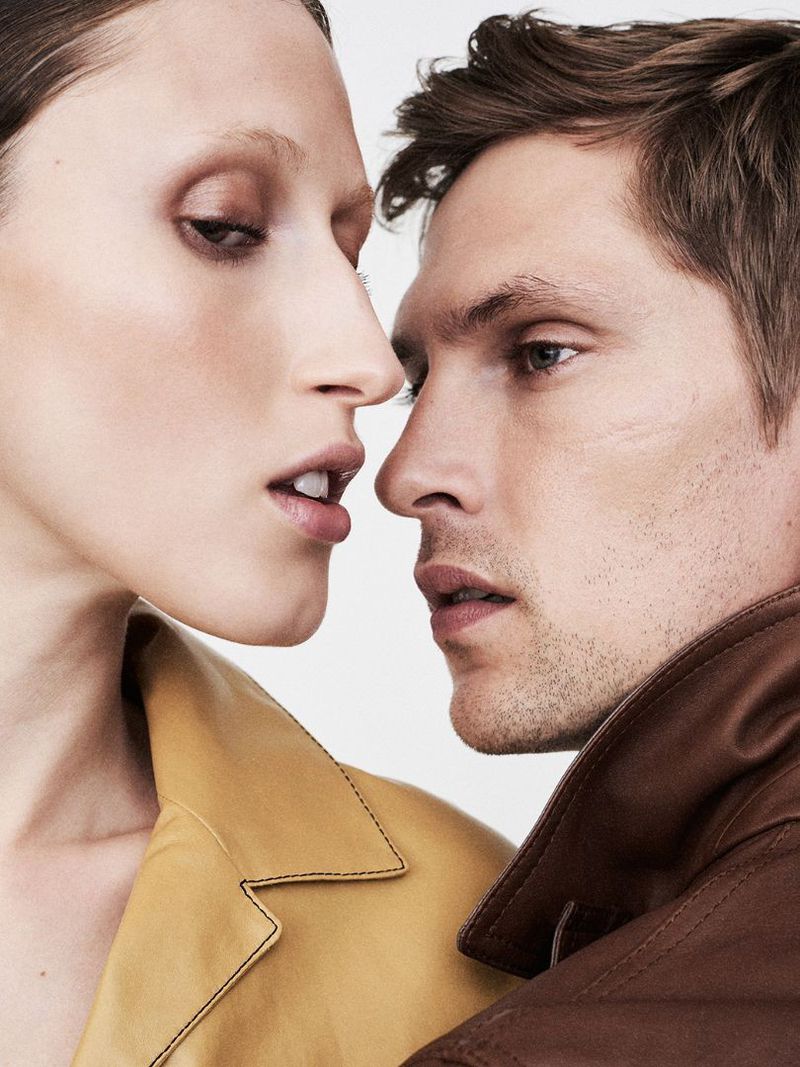 Modern Man with Anna Cleveland and Mathias Lauridsen (WWD)
