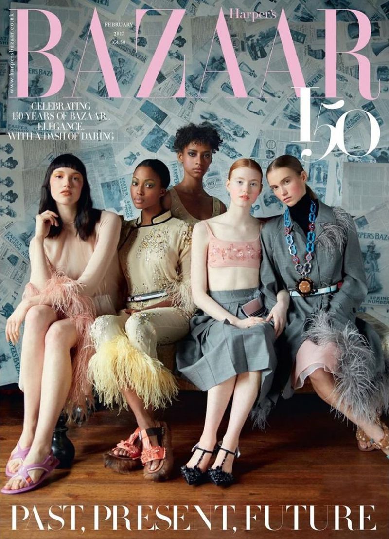 Harper's Bazaar UK February 2017 Covers (Harper's Bazaar UK)
