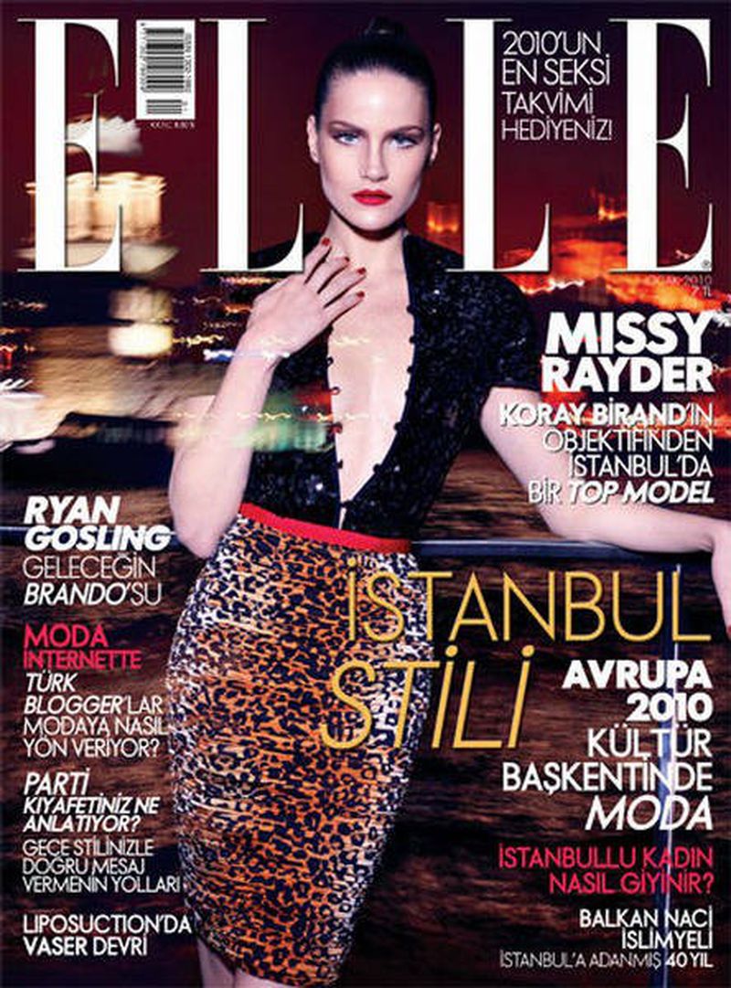 Elle Turkey January 2010 Cover (Elle Türkiye)