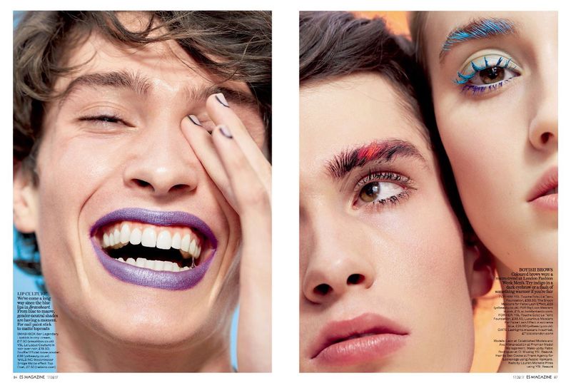 Boy Meets Girl for ES Magazine- YSL Beauty (Various Editorials)
