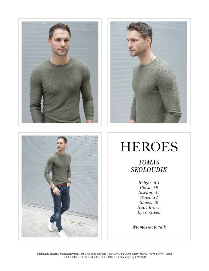 HEROES NEW YORK MEN 2017 Polaroids/Portraits (Polaroids-Digitals)