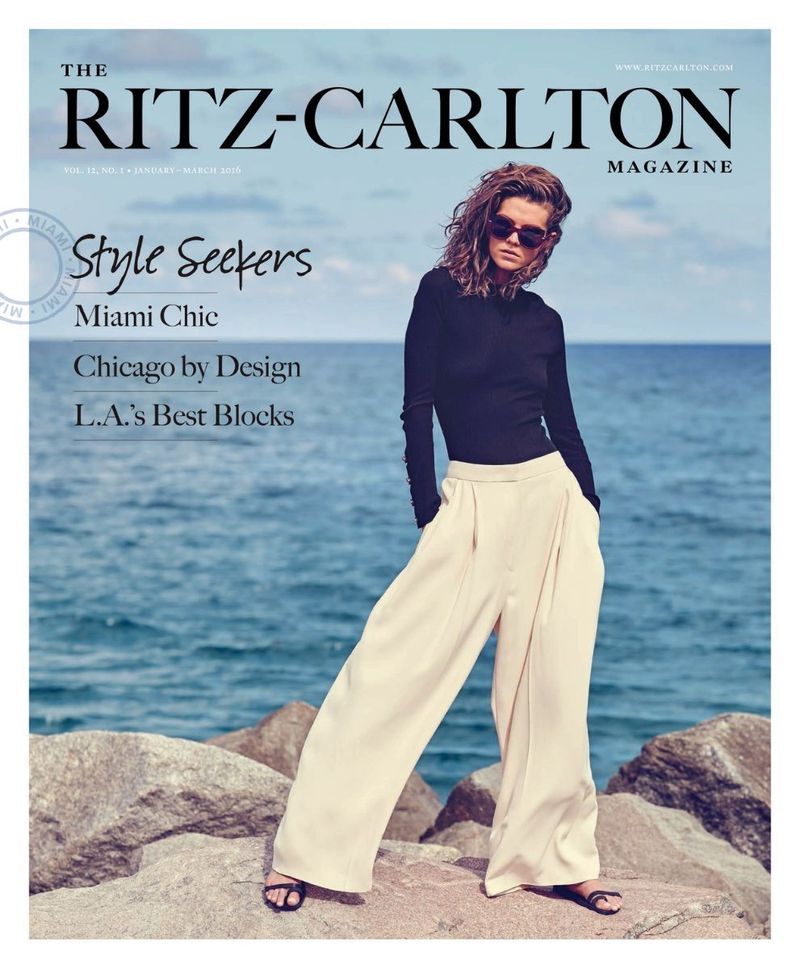 Ritz Carlton Magazine Winter 2016 Cover (Various Editorials)
