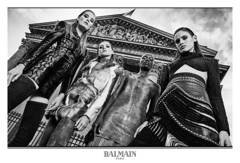 Balmain Fall/Winter 2017 Ad Campaign (Balmain)