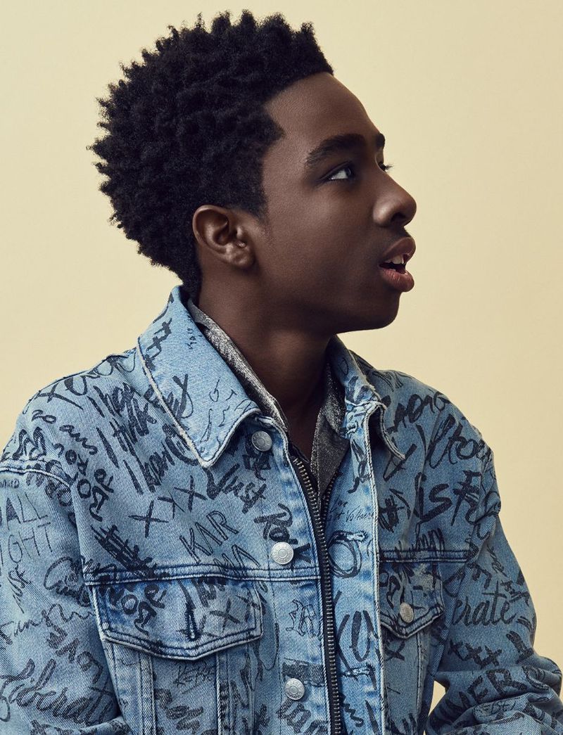 Rising Star Caleb McLaughlin for House of Solo (Various Editorials)