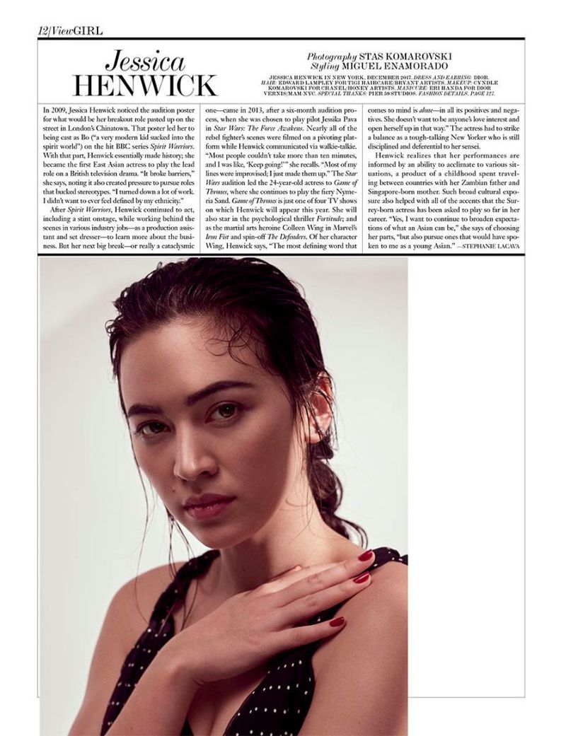 Jessica Henwick (Interview Magazine)
