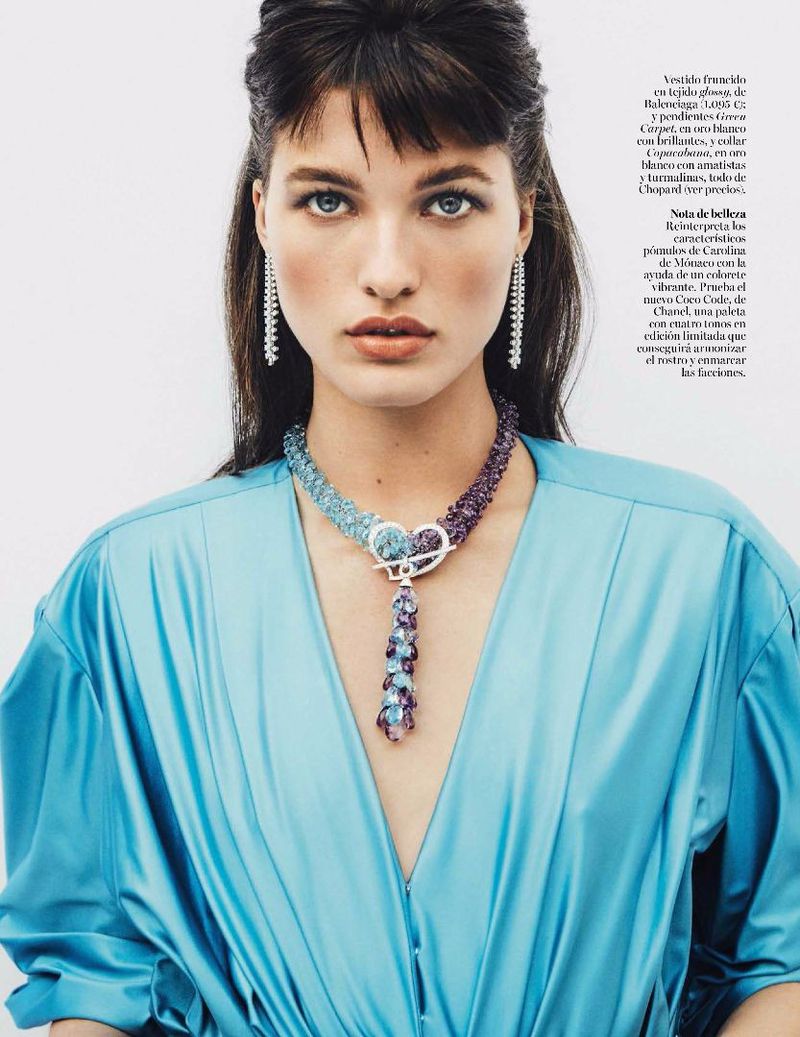 Young Princess Caroline of Monaco (Vogue España)