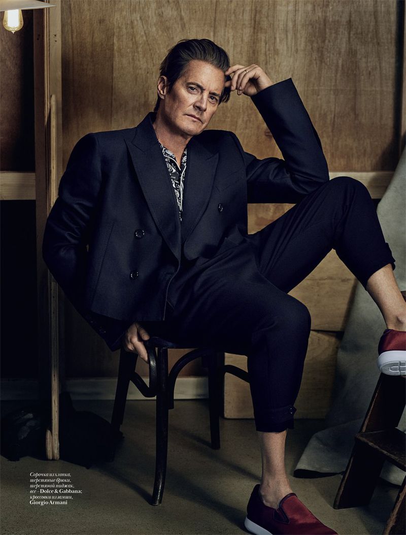 Vogue Man UA March 2017 with Kyle MacLachlan (Vogue Ukraine)