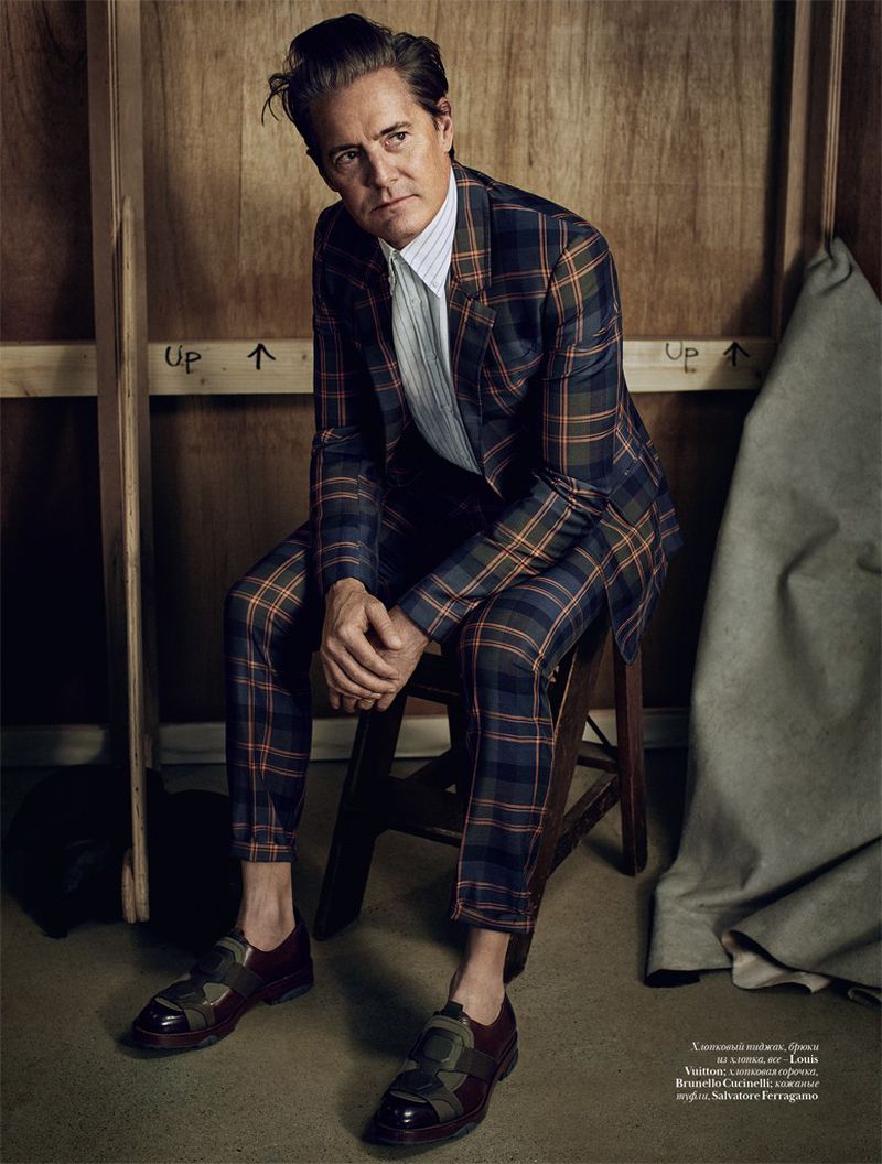 Vogue Man UA March 2017 with Kyle MacLachlan (Vogue Ukraine)