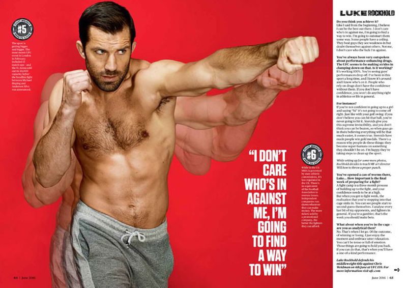 Luke Rockhold Means Business by Matt Huckle (Various Editorials)