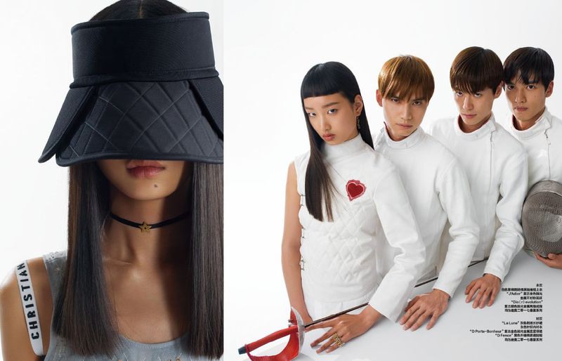 FENCING LADY (Harper's Bazaar China)