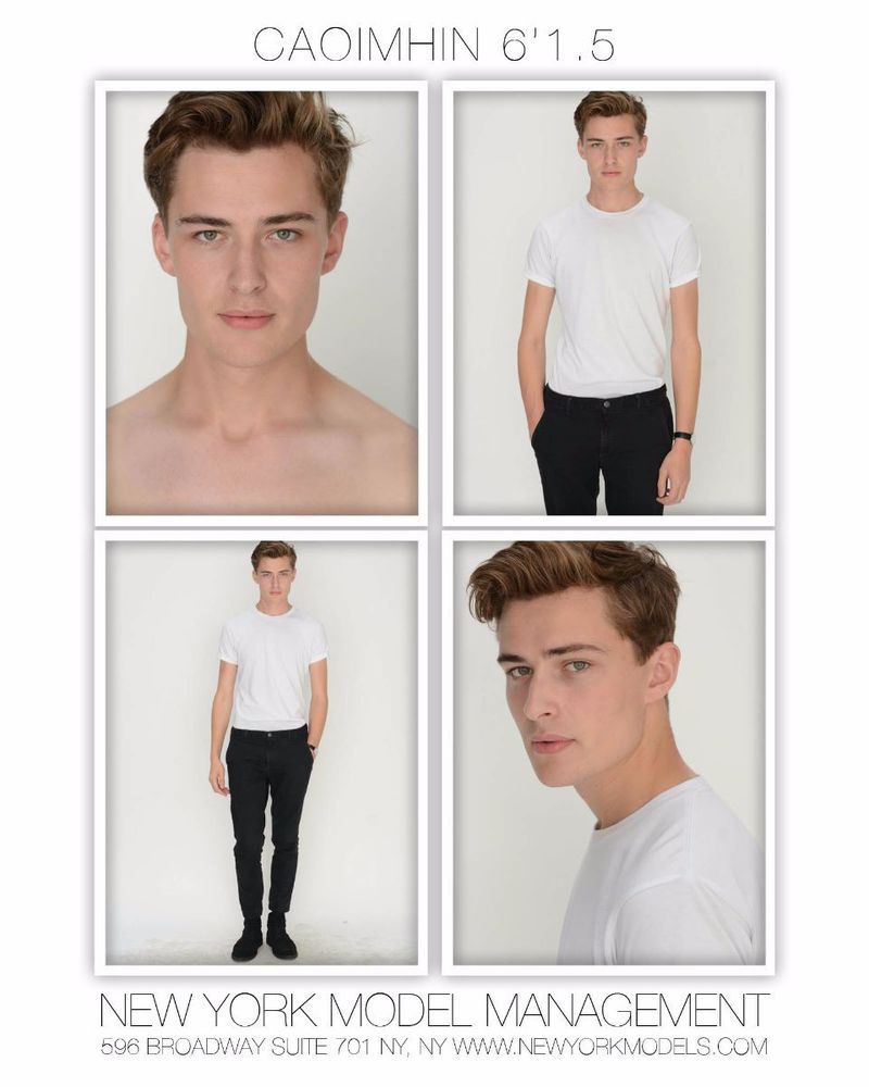 New York Models Men 2017 Polaroids/Portraits (Polaroids/Digitals)