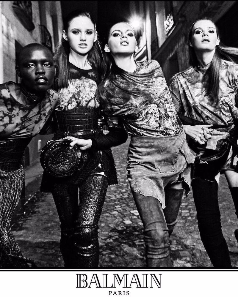 Balmain Fall/Winter 2017 Ad Campaign (Balmain)