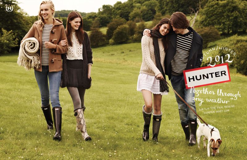Hunter FW 12 Campaign (Hunter Boots)