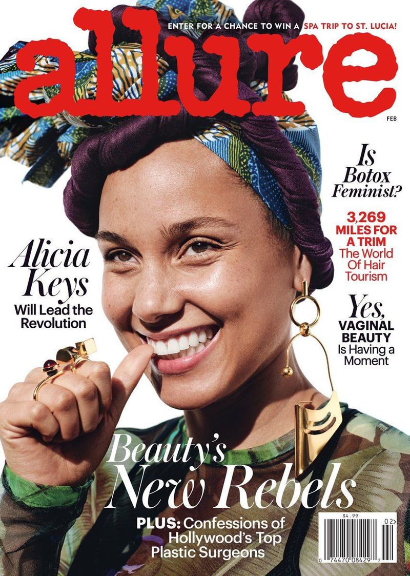 Allure Magazine February 2017 Cover (Allure Magazine)