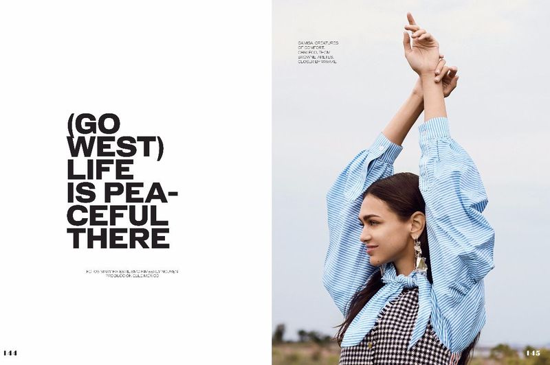 (Go West) Life is Peaceful There by Mary Fix (Elle Mexico)