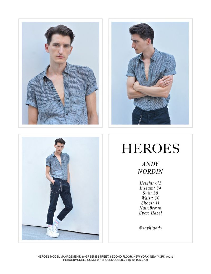 HEROES NEW YORK MEN 2017 Polaroids/Portraits (Polaroids-Digitals)