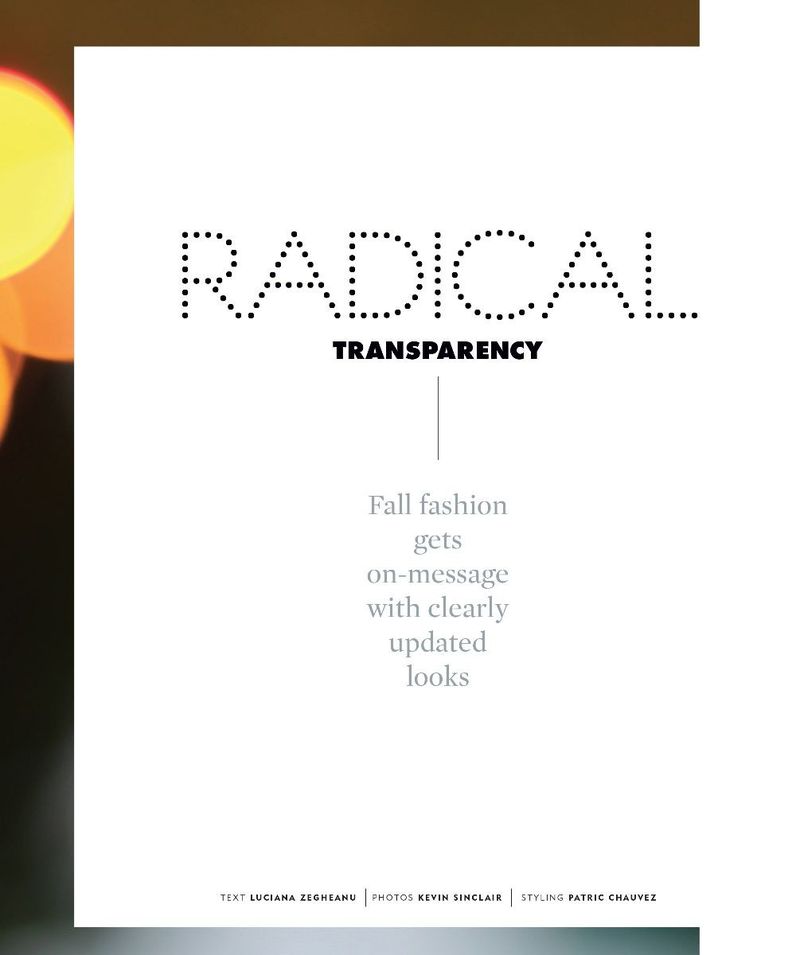 RADICAL TRANSPARENCY for Chicago Tribune (Various Editorials)