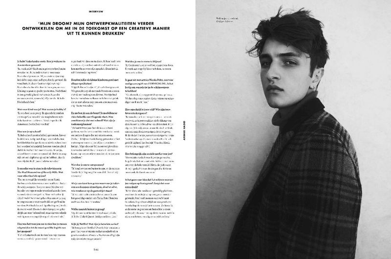 Anwar Hadid (L'Officiel Hommes Netherlands)