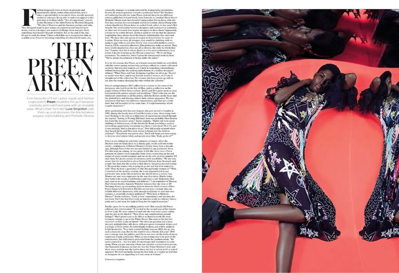 The Preen Arena (Wylde Magazine)