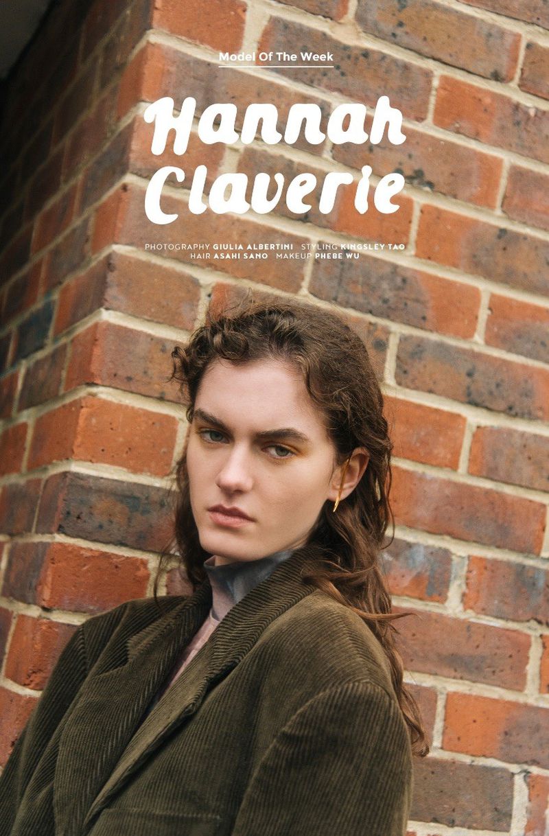 Model of the Week: Hannah Claverie is a runway It Girl and appreciator ...