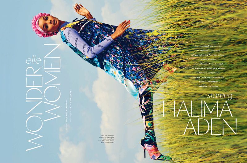 Elle Wonder Women Starring Halima Aden (Elle UK)