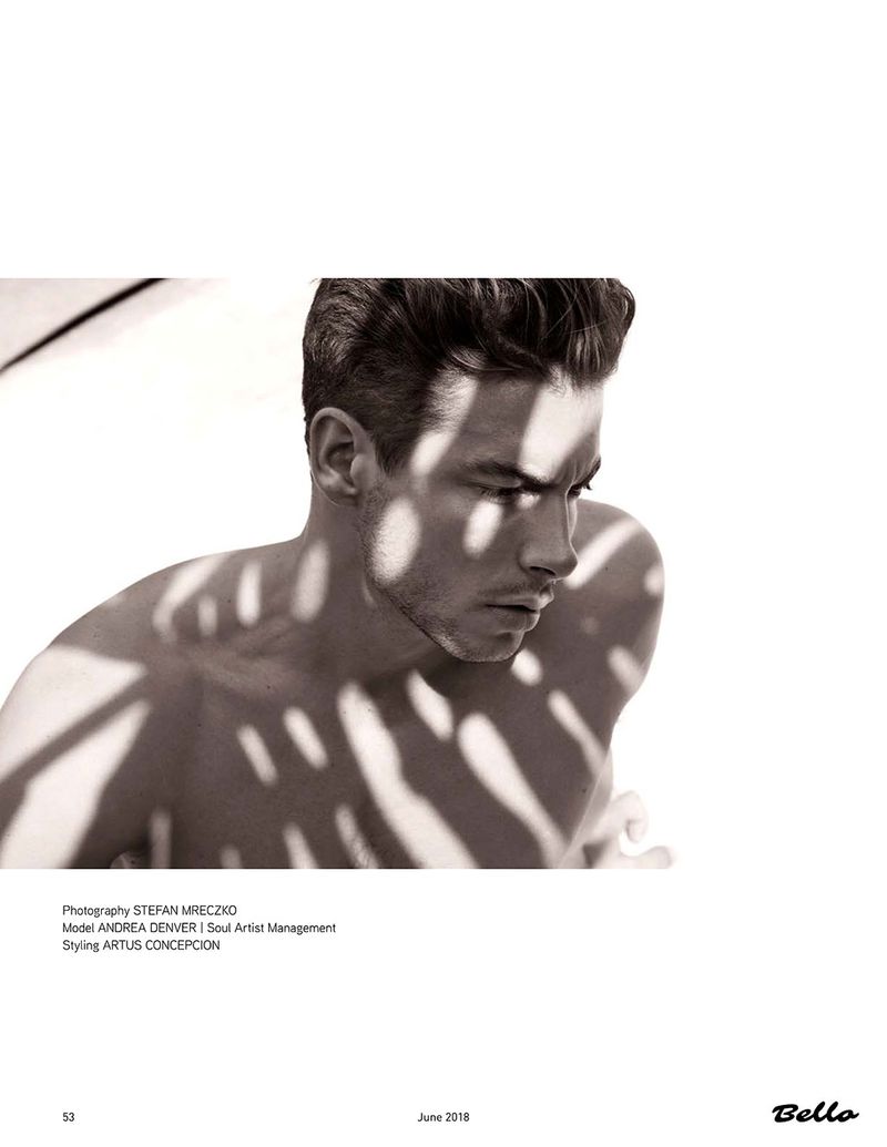Bello Magazine Model of The Month by Stefan Mreczko (Various Editorials)