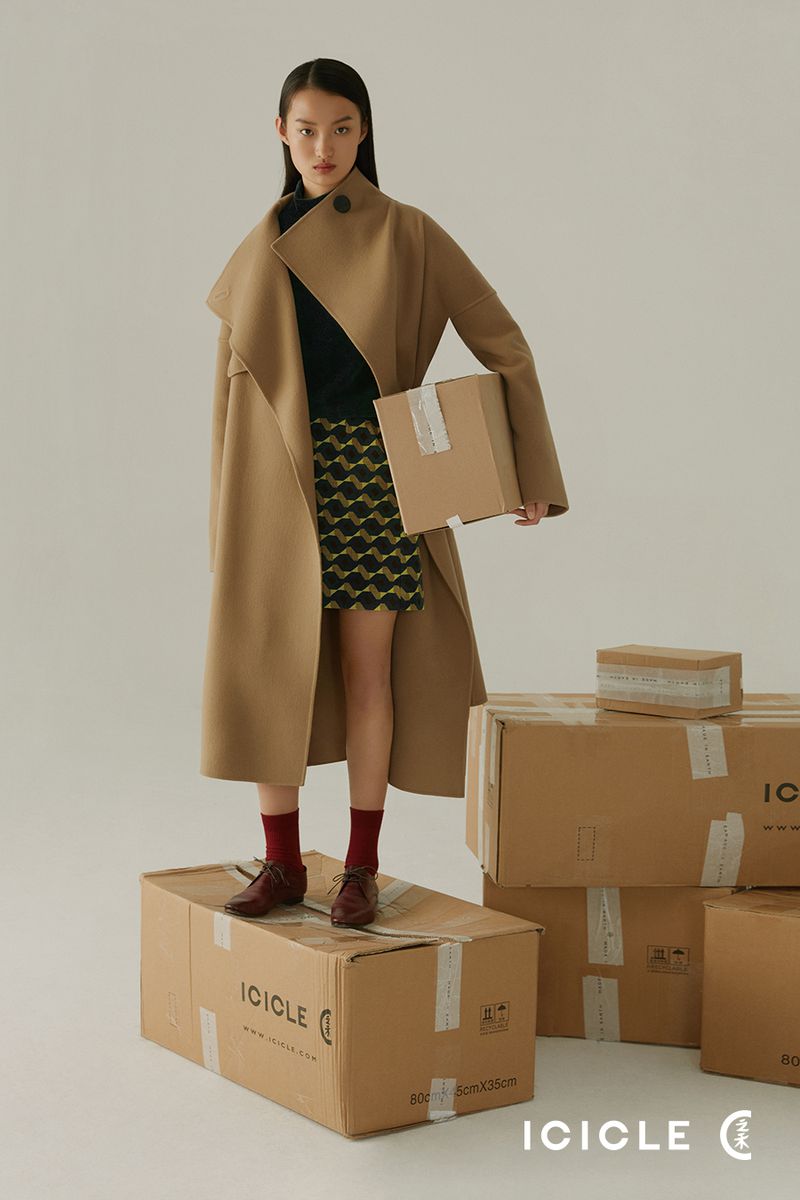 ICICLE AW 2018 Cashmere Coat (ICICLE)