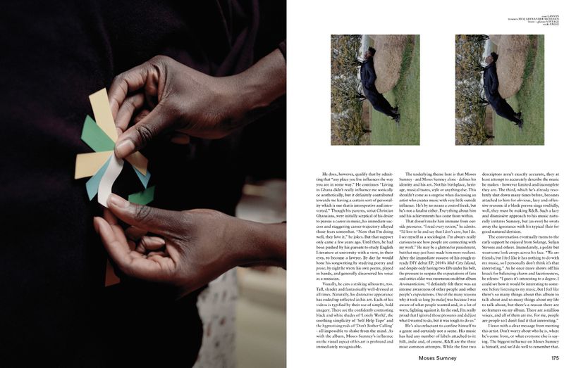 Moses Sumney (Notion Magazine)