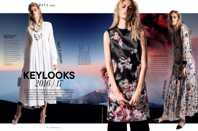 Key Looks 16/17 for Diva Online (Various Editorials)