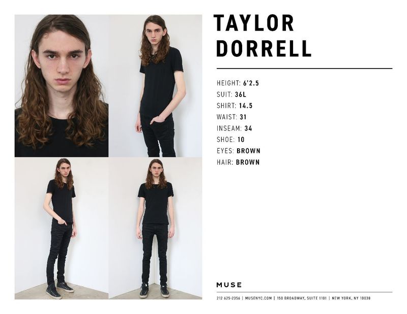 Muse Models Men 2018 Polaroids/Portraits (Polaroids-Digitals)