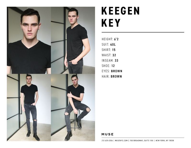 Muse Models Men 2018 Polaroids/Portraits (Polaroids-Digitals)