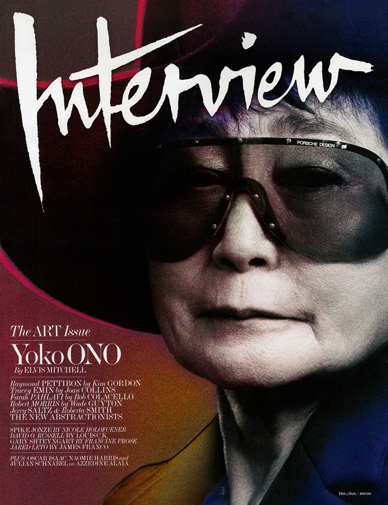 Interview December 2013/January 2014 Cover (Interview Magazine)