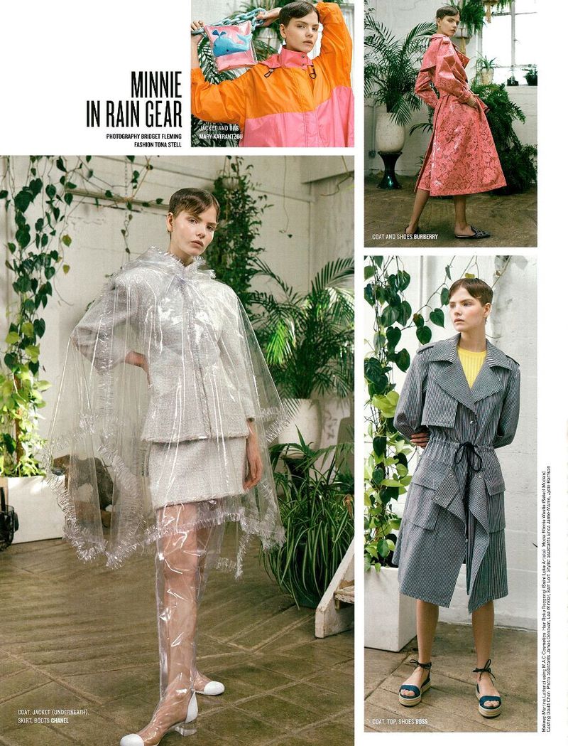 Minnie in Rain Gear (V Magazine)