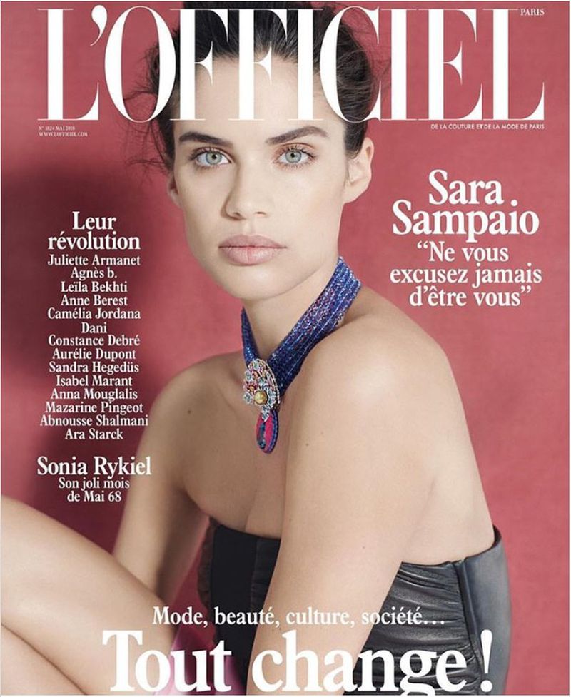 L'Officiel Paris May 2018 Cover (L'Officiel Paris)