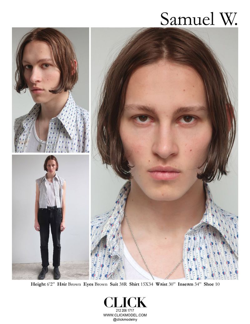 Click Models 2018 Polaroids/Portraits (Polaroids-Digitals)