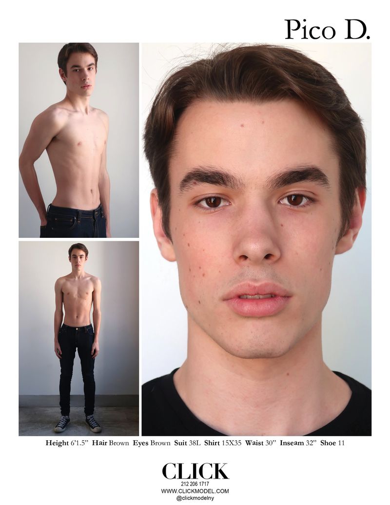 Click Models 2018 Polaroids/Portraits (Polaroids-Digitals)