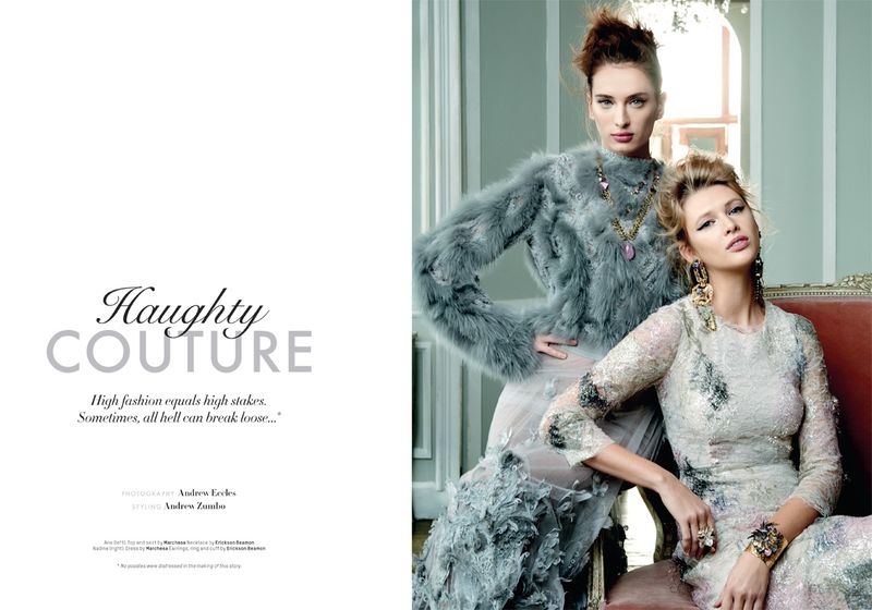 Haughty Couture Photography by Andrew Eccles (L'Officiel Fashion Book ...