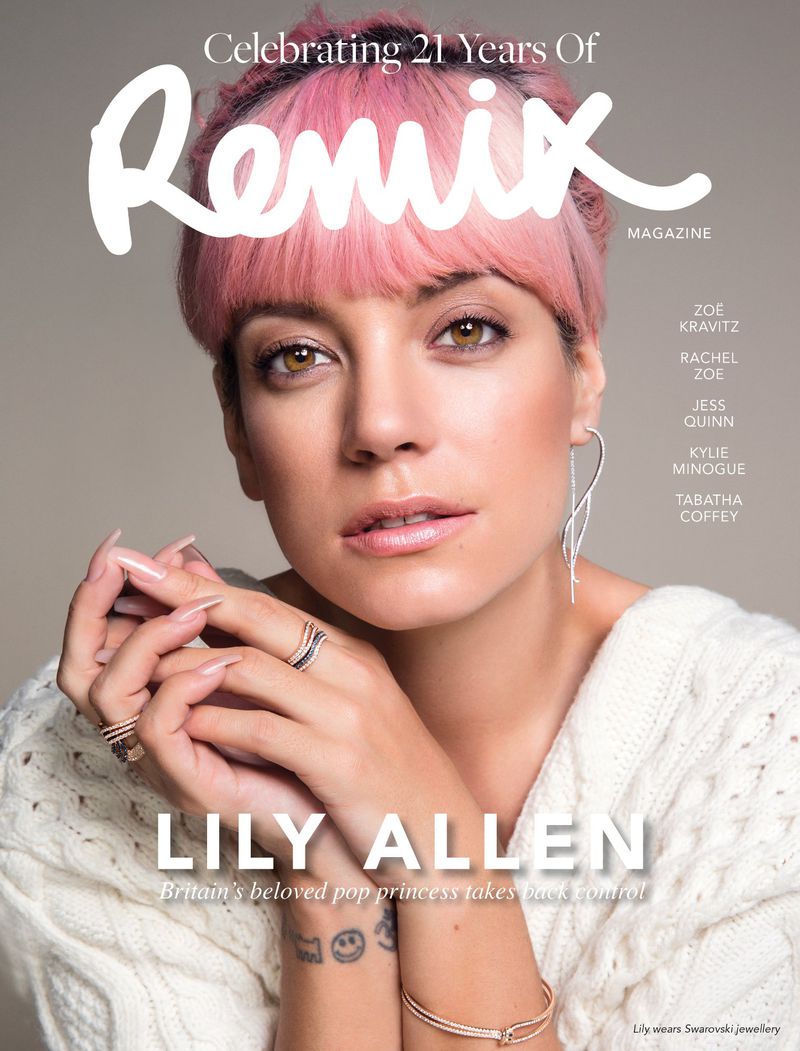 Remix Magazine New Zealand June 2018 Cover - Lily Allen (Remix Magazine ...