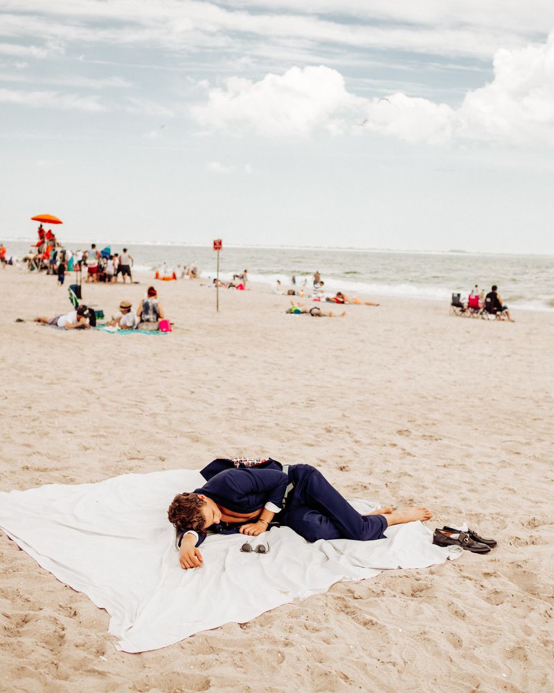Sleeping On the Beach (V Man online)