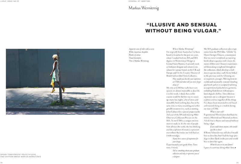 CENTRAL ST. MARTINS (Lurve Magazine)