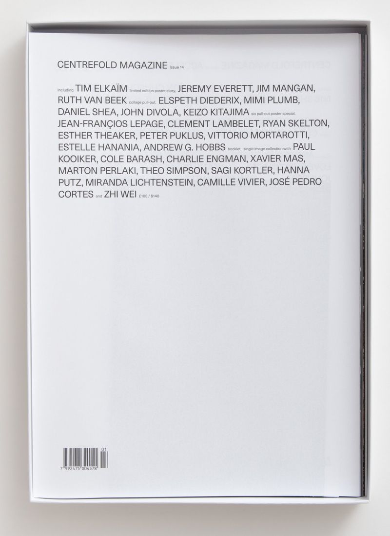 Centrefold Magazine Issue 14 Boxed Issue, Edition of 100. Vacuum Packed ...