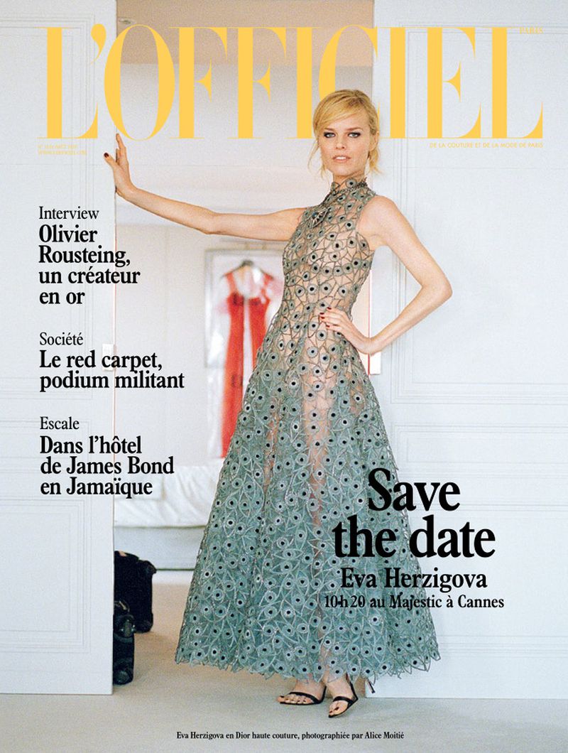 L'Officiel Paris August 2018 Cover (L'Officiel Paris)