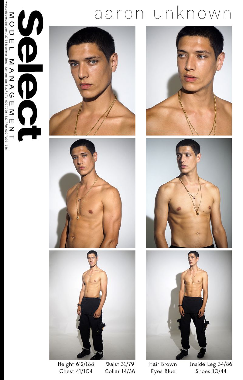 Select Models Men F/W 2018 Polaroids/Portraits (Polaroids/Digitals)