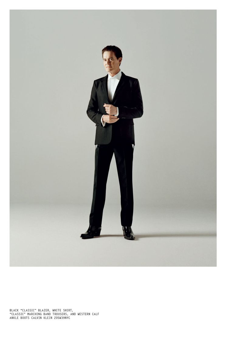 Calvin Klein 205W39NYC with Kyle MacLachlan (Purple Magazine)
