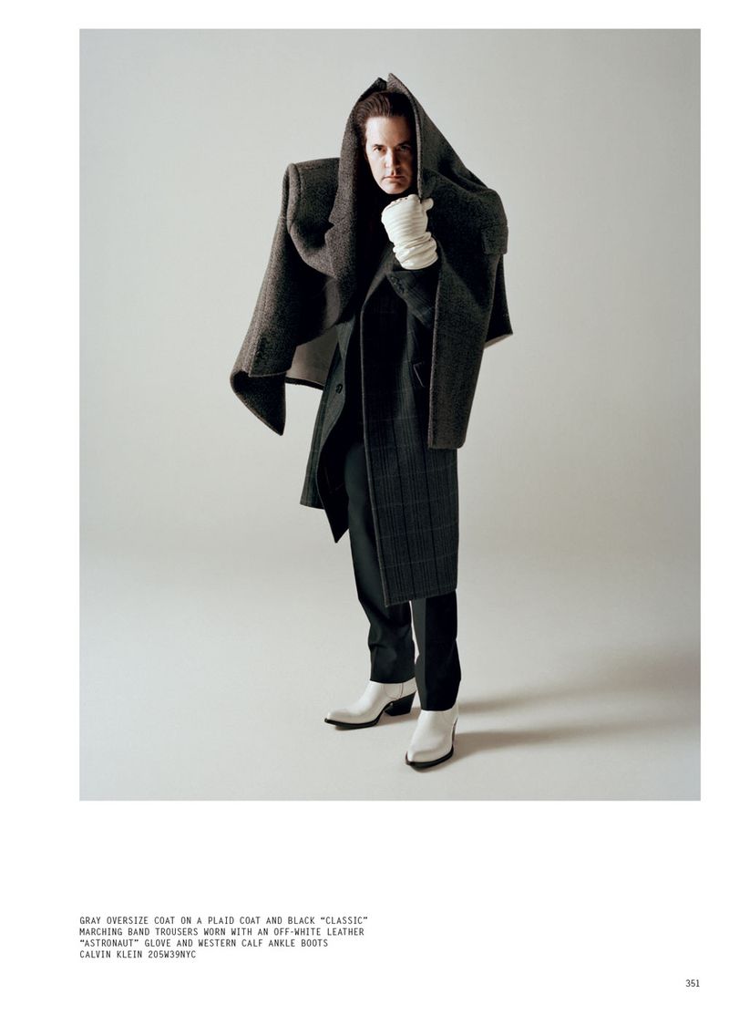 Calvin Klein 205W39NYC with Kyle MacLachlan (Purple Magazine)